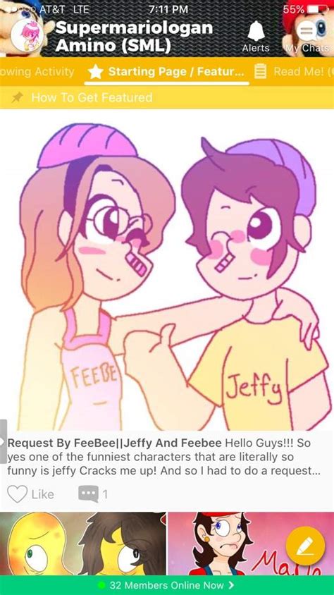Request By FeeBee Jeffy And Feebee SuperMarioLogan Amino Amino