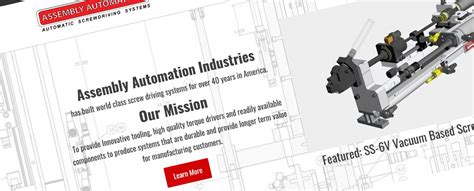 Assembly Automation Industries Rhino Web Group