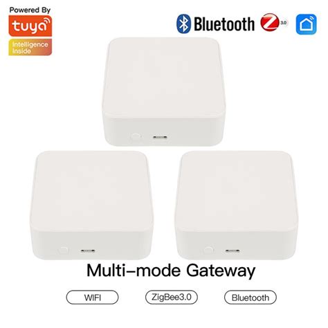 Tuya WIFI 3 Intelligent Multi Mode Gateway WiFi Bluetooth Zigbee Tuya