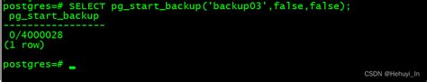 Postgresql源码学习（37）—— 备份还原① Dopgstartbackup函数排他模式 Backup Csdn博客