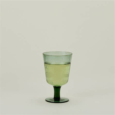Stemmed Wine Glass Jade Hawkins New York