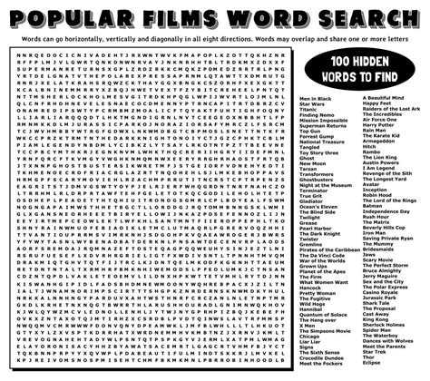 Word Searches For Adults Printable Word Puzzles For Adults 100 Word