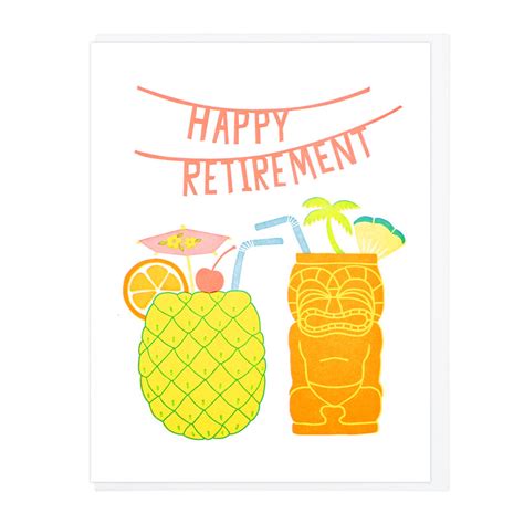 Happy Retirement Cocktails Card — Marrygrams