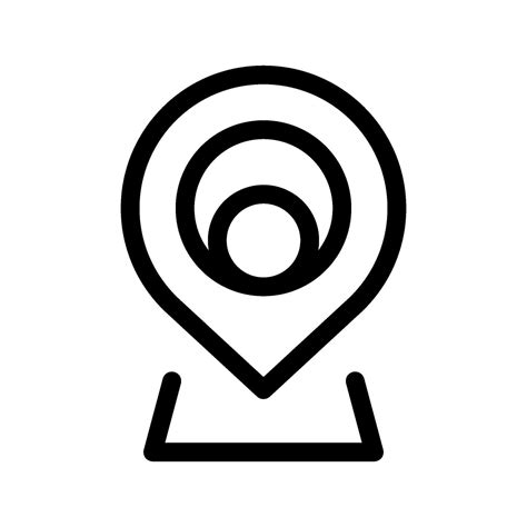 Place Localizer Icon Vector Symbol Design Illustration 26625095 Vector