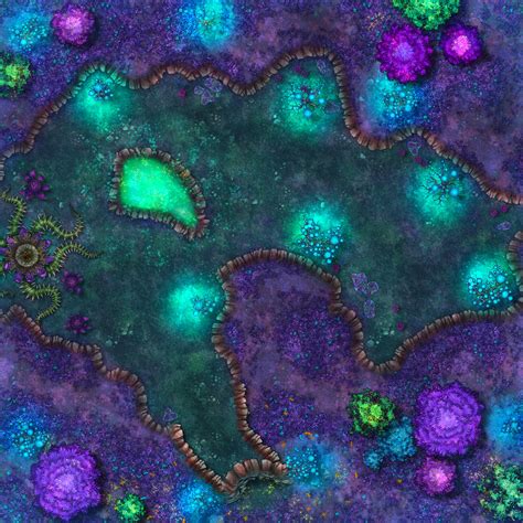 Fey Forest Cavern Map No Grid By Wizardshins On Deviantart