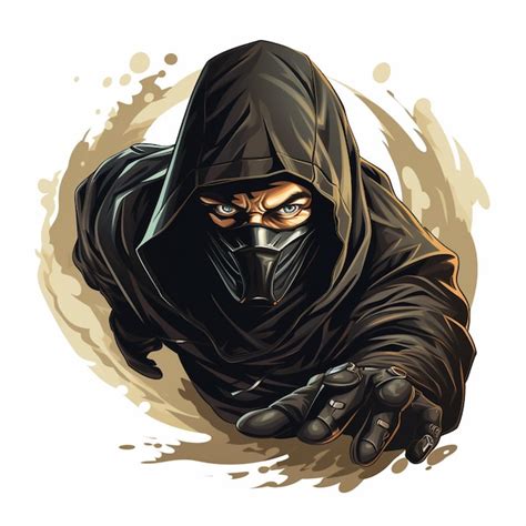 Premium Vector Vector Illustration Character Ninja Sign Art Japanese