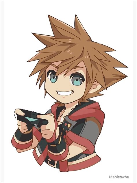 Cute Sora Chibi Kh Poster By Mahisterha Redbubble