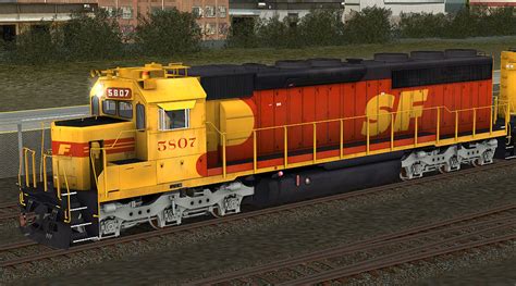 Atsf Kodachrome Sd45 2 Virtual Railroad Mods