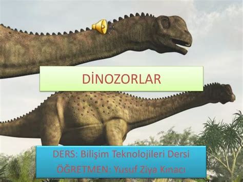PPT DİNOZORLAR PowerPoint Presentation free download ID