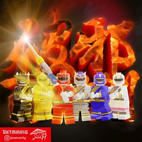 Power Rangers Wildforce Gaoranger Lego By Minhthanhwill On Deviantart