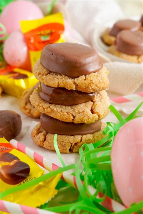 Reeses Egg Peanut Butter Cookies For Easter Lemonpeony