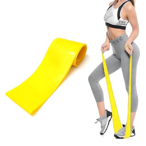 Faixa Elástica Band Azul Intensidade Média 045mm Fit Yoga Pilates