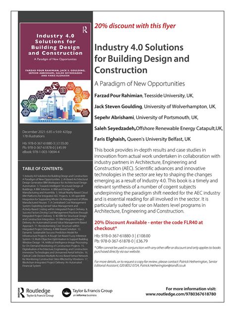 Farzad Pour Rahimian On Linkedin Digital Building Construction