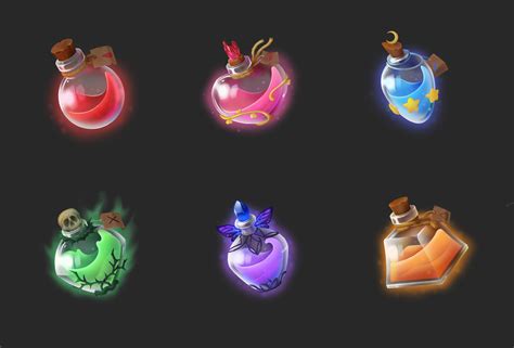 Artstation 2d Game Asset Potion