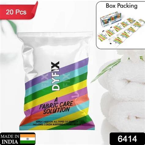Dyfix Color Fixer Pouch Dye Fixative Agent Fabric Colour Fixer Color