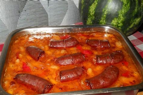 Alubias Al Horno Con Salchicha Receta Bonapeti Net