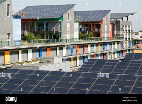 Solarsiedlung Solar Community Vauban Freiburg Baden Wuerttemberg