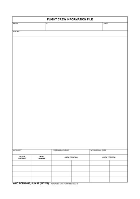 Amc Form 446 Fill Out Sign Online And Download Fillable Pdf Templateroller