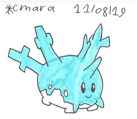 Shiny Corsola By Cmara On Deviantart