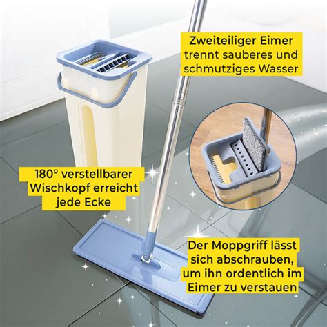 Wischmopp Set Mit Eimer 3pagen