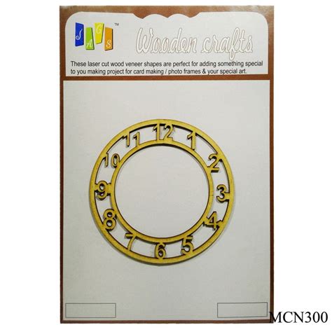 Mdf Clock Number 3inch