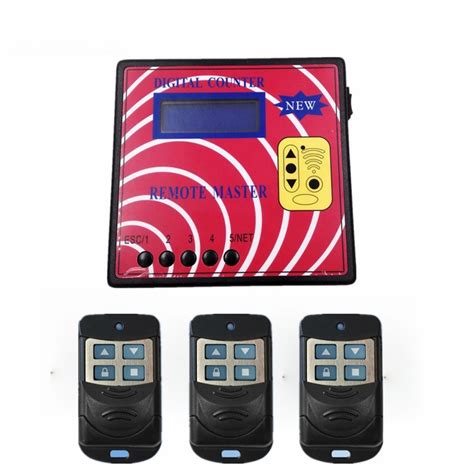 Digital Counter Remote Master Garage Door Key Programmer Remote Frequency Meter Fixed Rolling