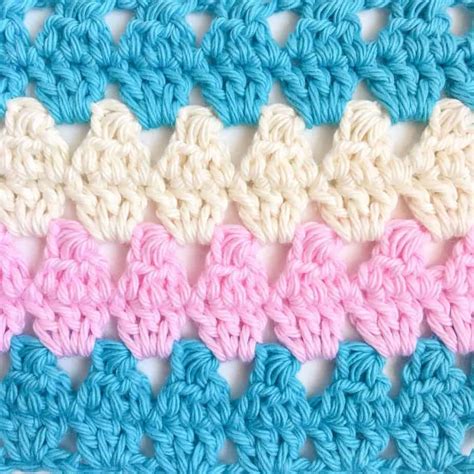 Woven Crochet Stitch Tutorial Interlocking Arched Columns Stitch