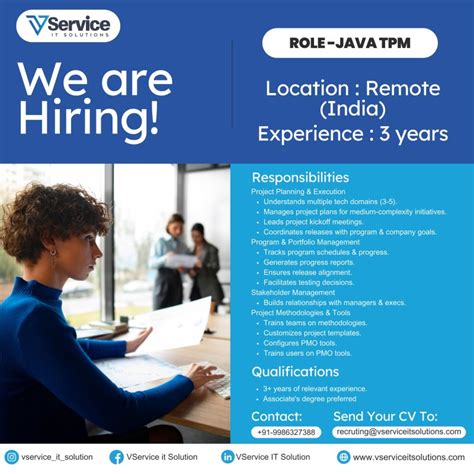 Vservice It Solutions On Linkedin Java Technicalprogrammanager Projectmanagement