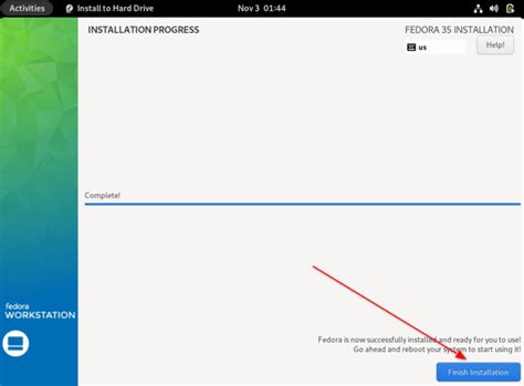 how to install fedora 35 ostechnix