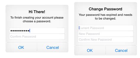 Password Dialogs In Cordova