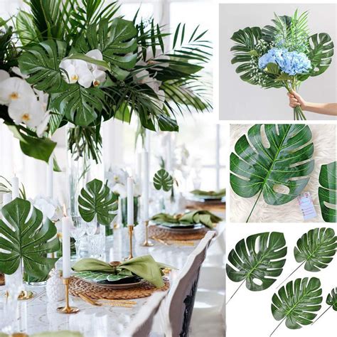 12pcs Table Mats Artificial Leaf Table Mat Placema Vicedeal
