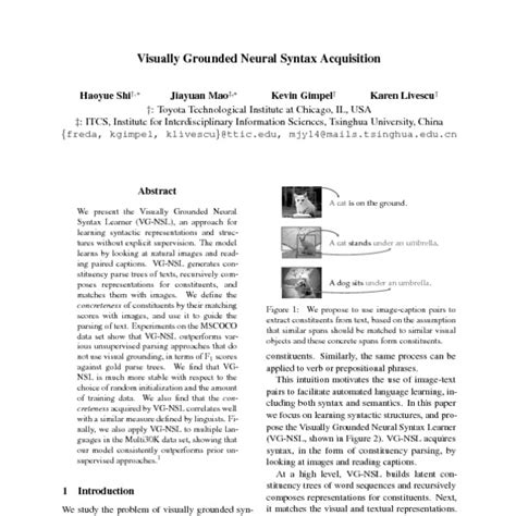 Visually Grounded Neural Syntax Acquisition Acl Anthology