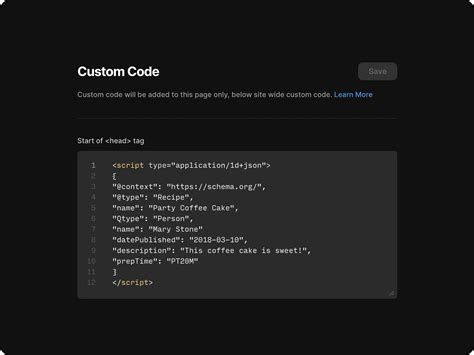 Structured Data Through Json Ld — Framer Help