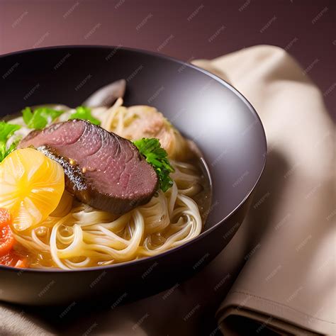 Premium Ai Image Japanese Kake Udon Noodles Tasty Udon Noodles Food