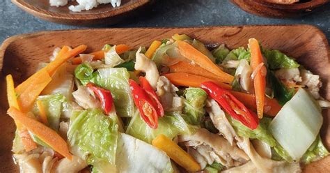 Resep Cah Sawi Putih Jamur Tiram Oleh Arifah Amrullah Cookpad