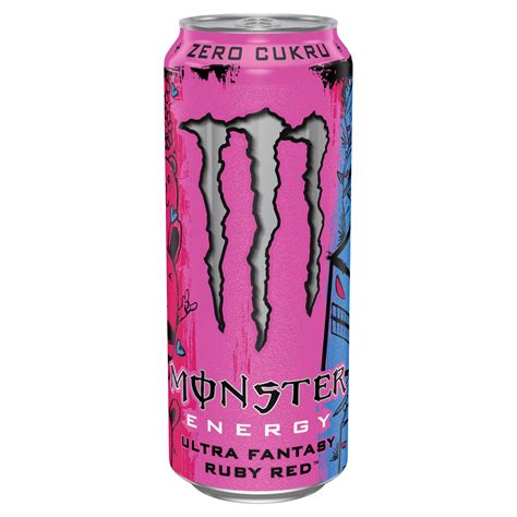 Monster Energy Ultra Fantasy Ruby Red Gazowany Napój Energetyczny 500 Ml 5056784905623 • Cena