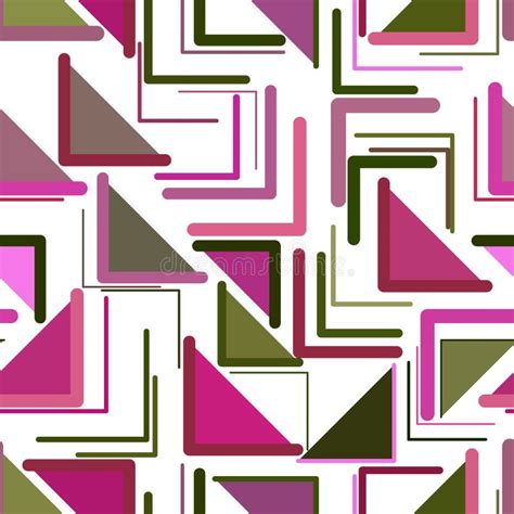 Seamless Artistic Triangle Lines Background Pattern Abstract