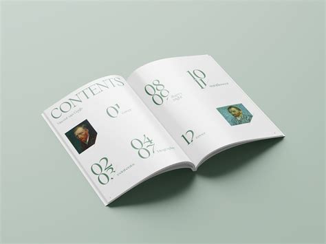 Brochure Design Vincent Van Gogh On Behance