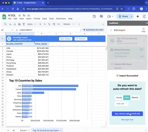 Text To Sql Turn Instructions Into Live Database Data In Sheets