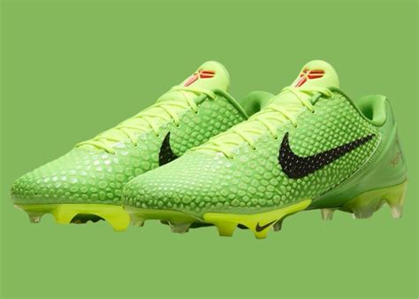 Nike Vapor Edge Kobe 6 Grinch Cleats Fq7645 300