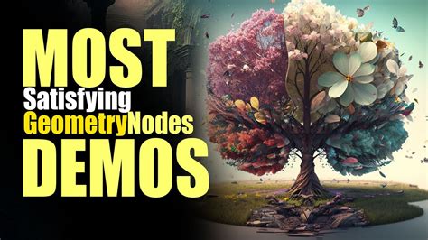most satisfying geometry nodes demos youtube