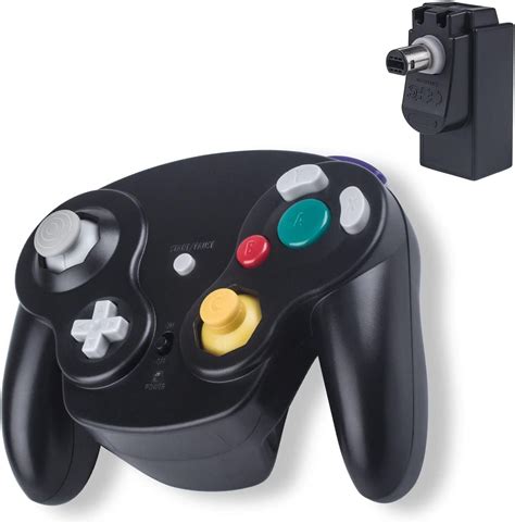 Techken 2 4g Bluetooth Ngc Gamepad Joystick Controller With Receiver Adapter For Wii U Gamecube