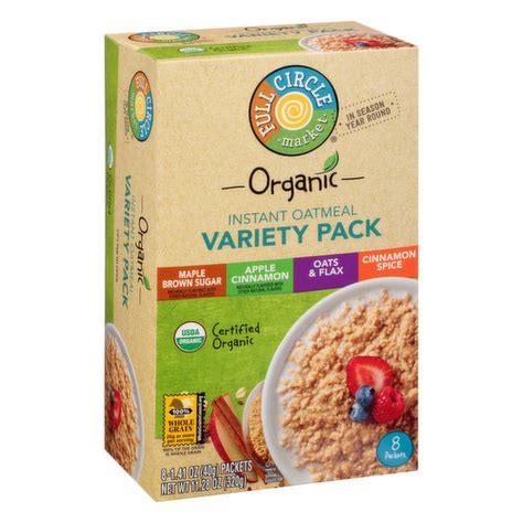 Full Circle Market Instant Oatmeal Variety Pack Brookshires