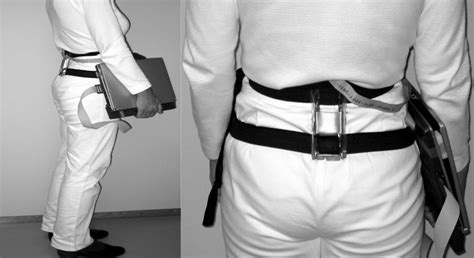 Placement Of The Accelerometer Sensor In The Waist Used With