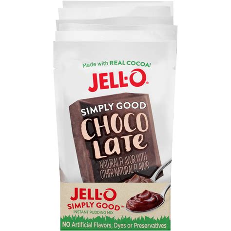 Jell O Simply Good Chocolate Instant Pudding Mix 39 Oz Delivery Or