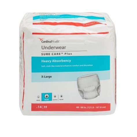 Sure Care Plus Disposable Underwear Pull On With Tear Away Seams X