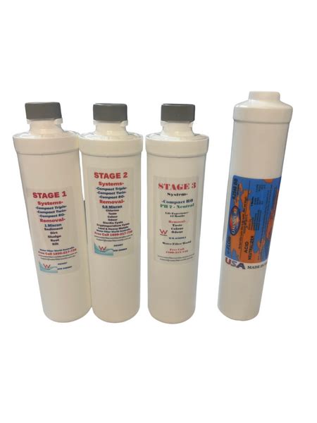 Annual Filters Compact Ro Ph 7 Neutral Water Filter World Australia