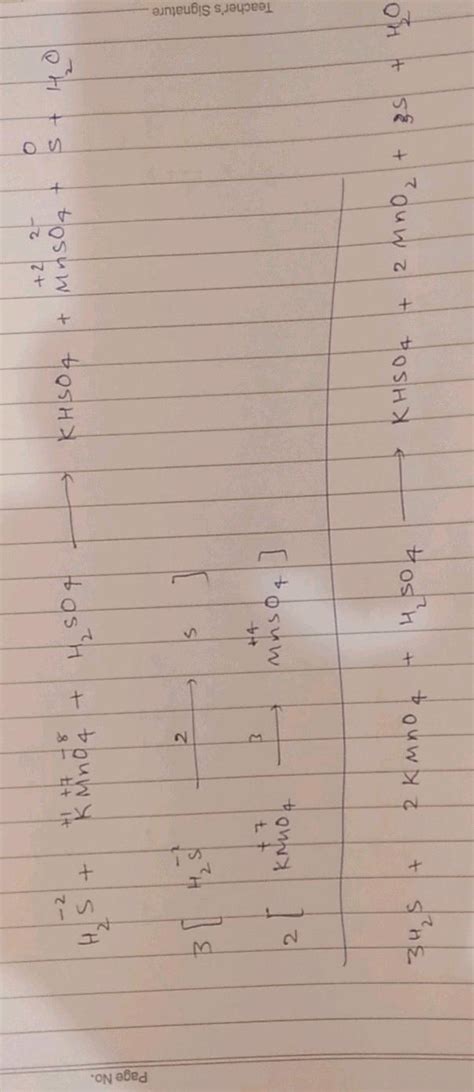 O Balance The Following Equations By Oxidation Number Method A