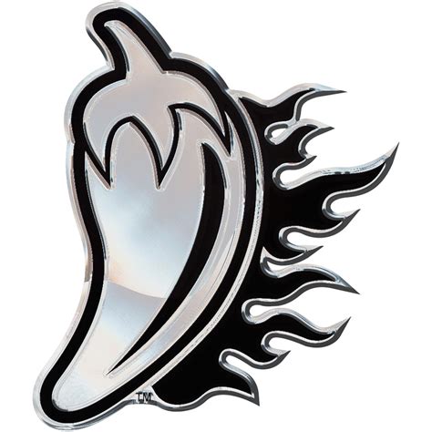 Wincraft Louisiana Ragin Cajuns Free Form Alternate Logo Chrome Auto