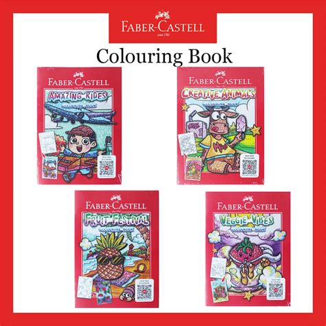 Jual Faber Castell Colouring Book Buku Mewarnai Faber Castell